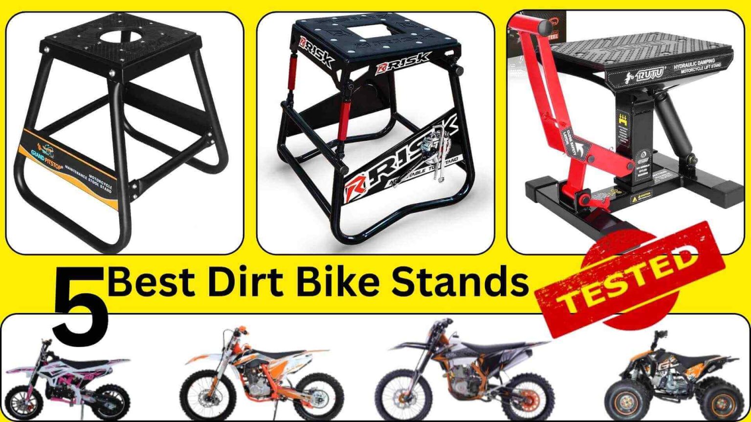 5 Best Dirt Bike Stands – Remarkably Strong Picks
